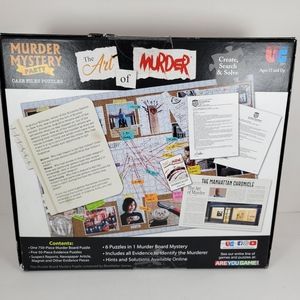 Games | Murder Mystery Party Case File Murder Board Puzzle The Art Of ...